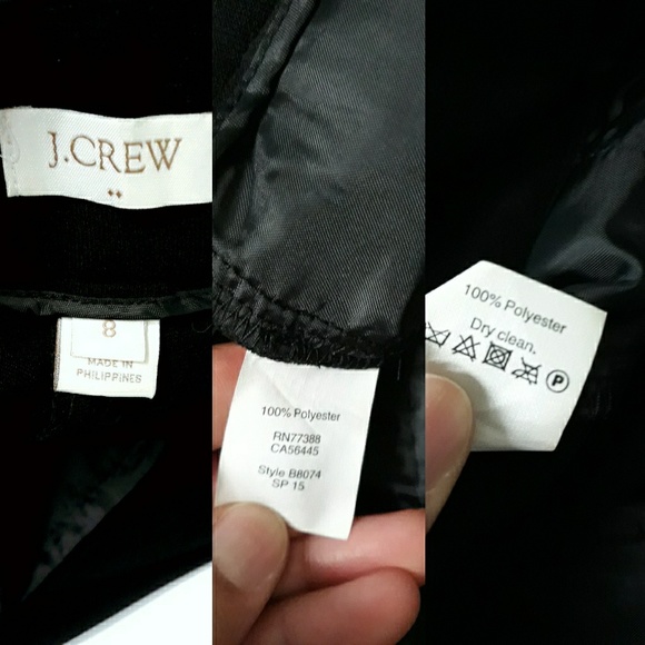 J. Crew Factory | Pants & Jumpsuits | Jcrew Outlet Womens Career Black ...